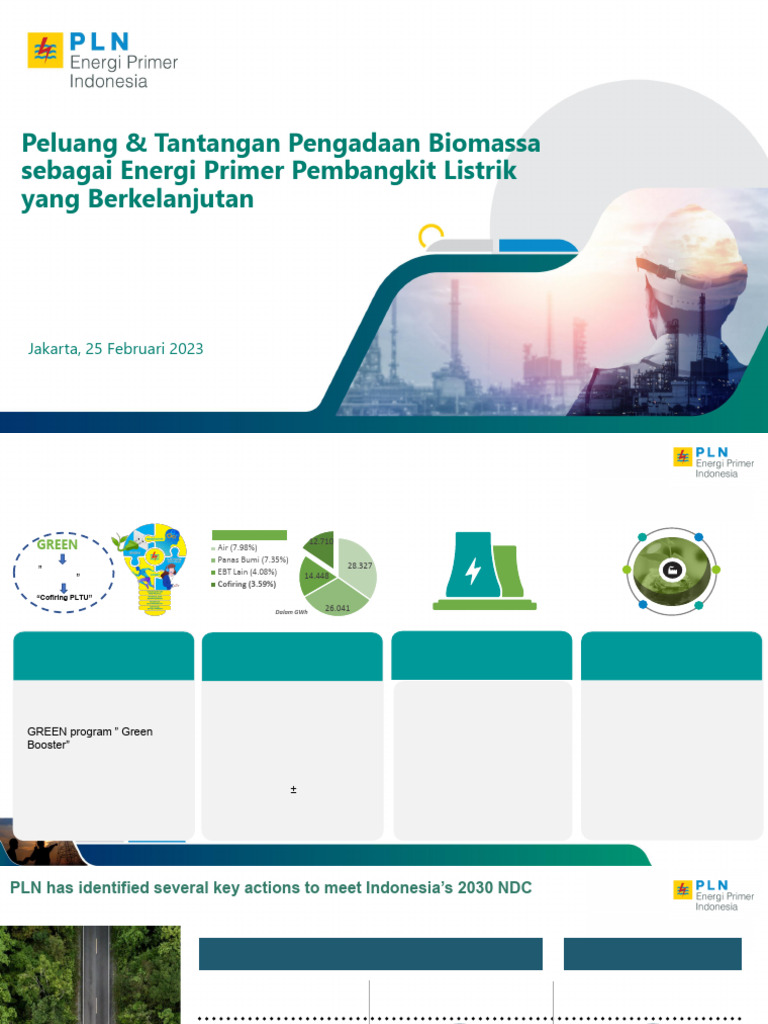 Paparan Webinar IPB PLN EPI 20230225 | PDF | Bioenergy | Power Resources