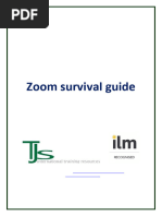 Zoom Student Manual | PDF | Tablet Computer | Distance Education