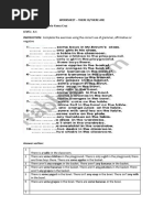 There Isnt There Arent Exercise Fill in The Blanks | PDF