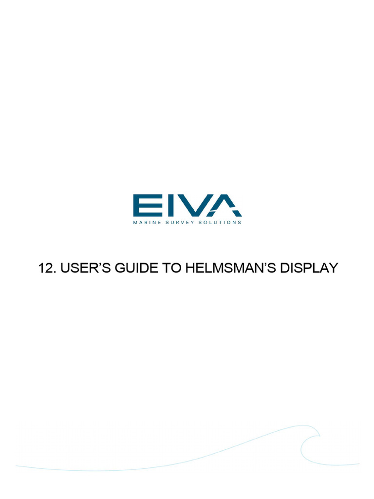 12_Helmsman's Display | PDF | Window (Computing) | Software