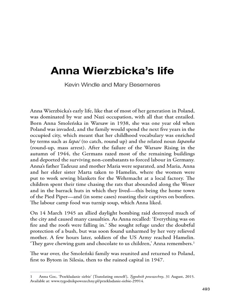 anna_wierzbicka_life | PDF | Linguistics