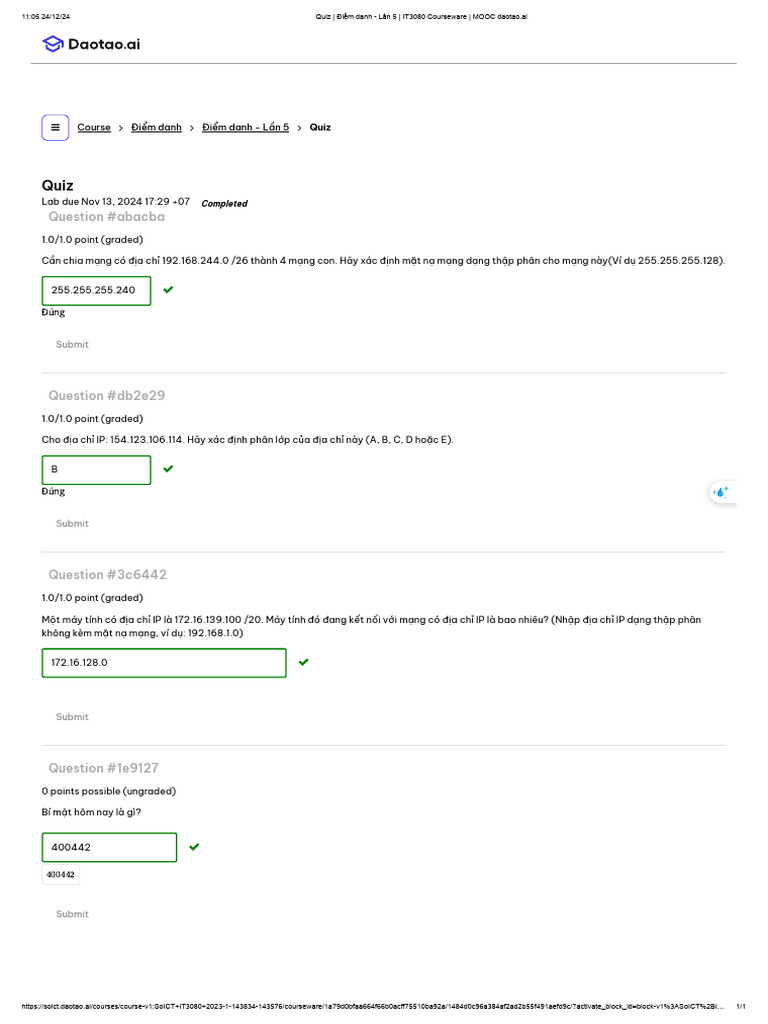 quiz điemanh 5 | PDF