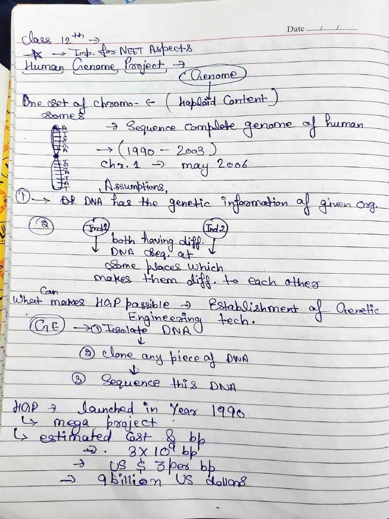 Human Genome Project | PDF | Nucleic Acids | Biostatistics