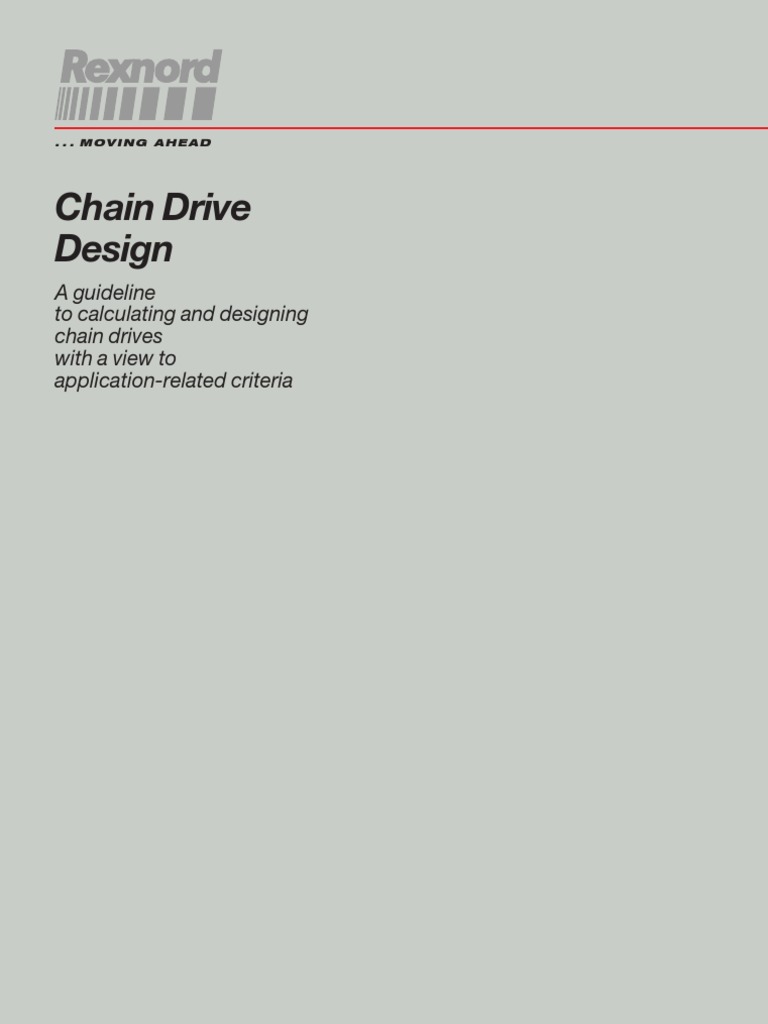 Rex Chain Drive Design | PDF | Business | Computers