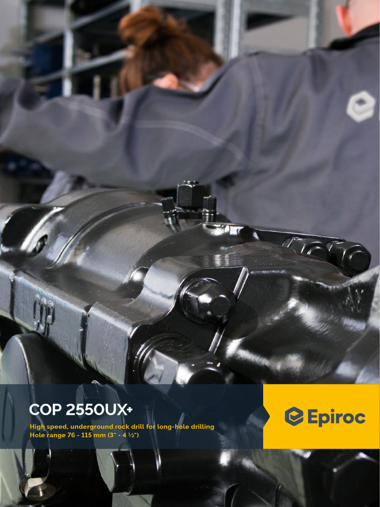 9865 0043 01 COP 2550UX+ Brochure | PDF | Drill | Mechanical Engineering