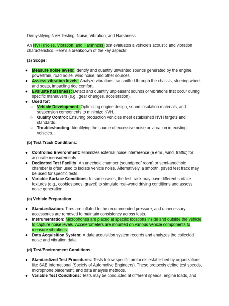 NVH | PDF | Noise | Classical Mechanics