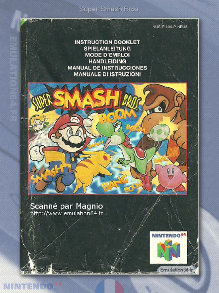 N64 - Super Smash Bros (Francais) | PDF