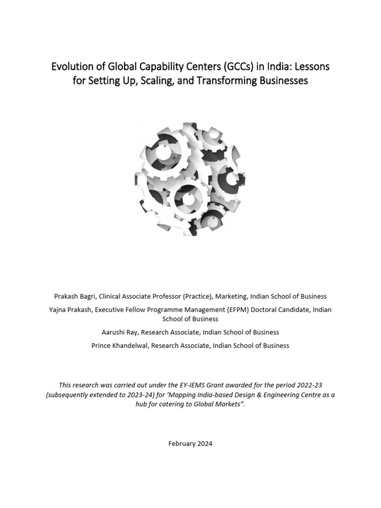 GCCs in India: Evolution and Impact | PDF | Art