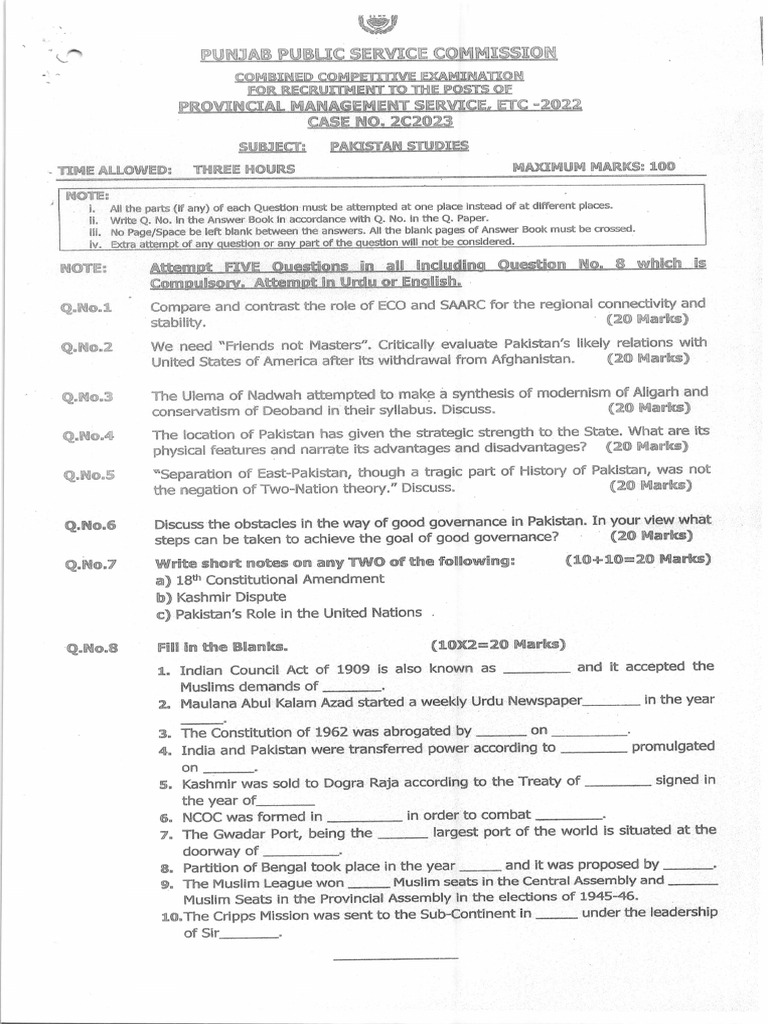 2023-C-Pak Study | PDF