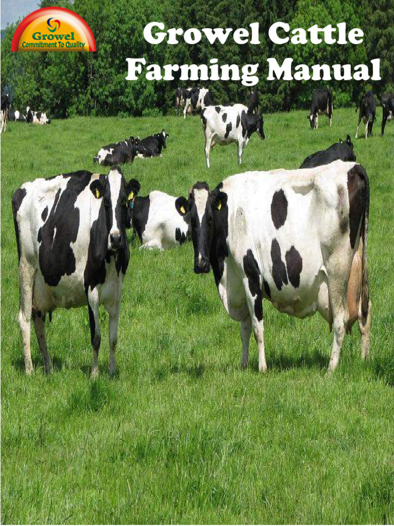 Growel Cattle Farming Guide | PDF | Cattle | Dairy Cattle