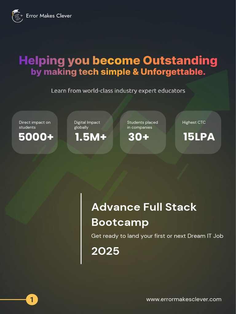 Full Stack Bootcamp 2025 New Pdf Java Script Document Object Model
