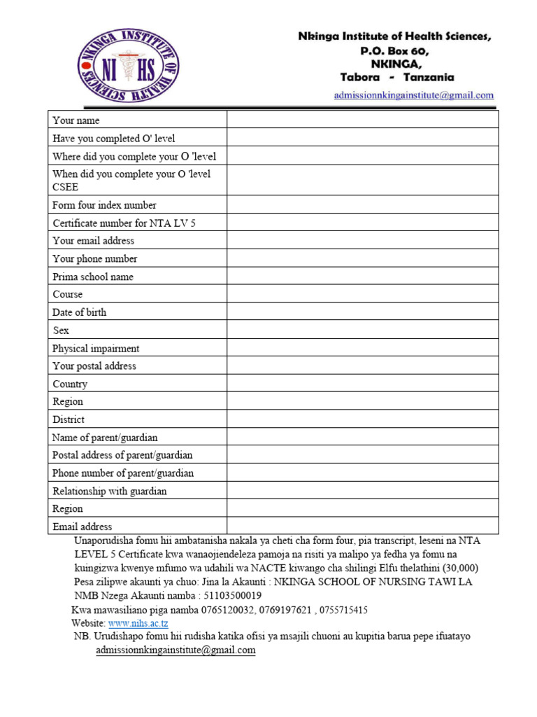 Application 2019 | PDF