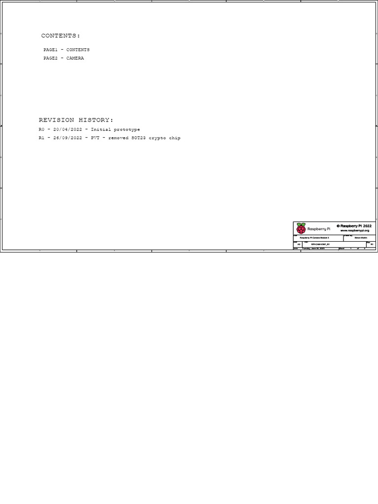 Camera Module 3 Schematics | PDF | Computer Engineering
