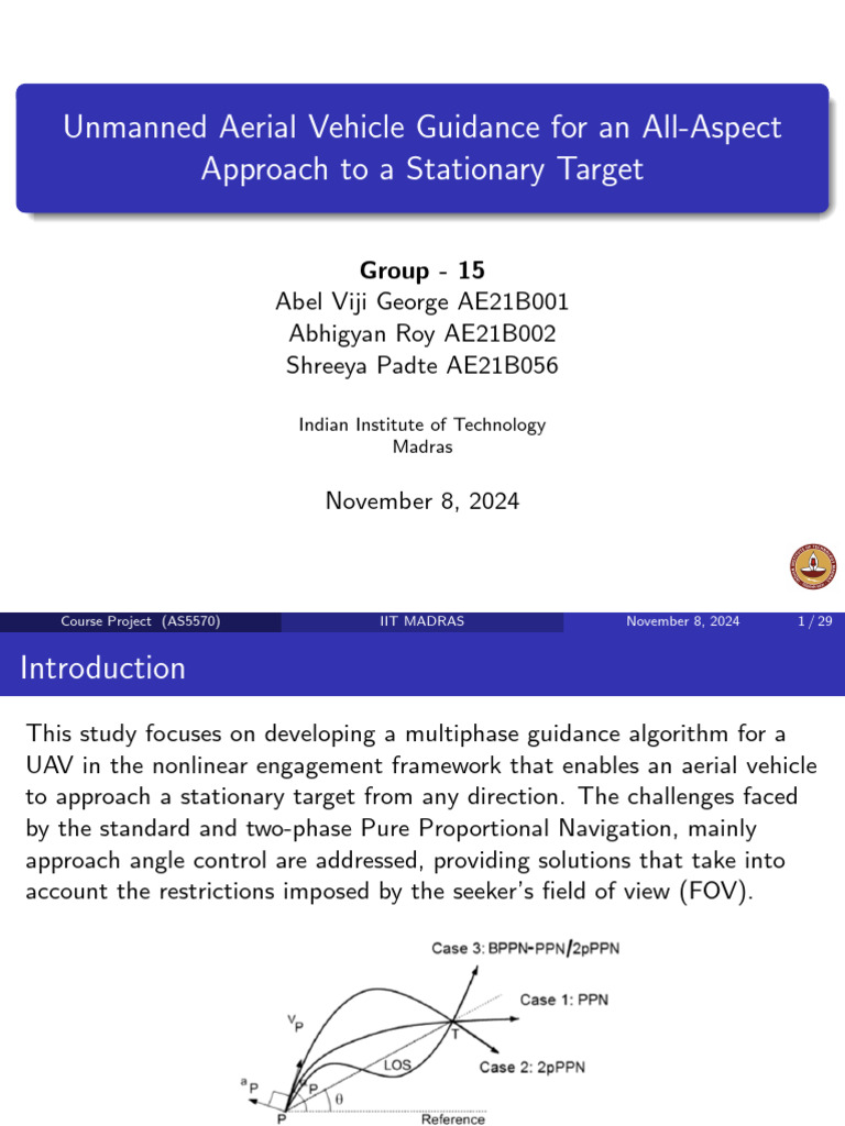 AS5570 POGAV CourseProject | PDF | Unmanned Aerial Vehicle