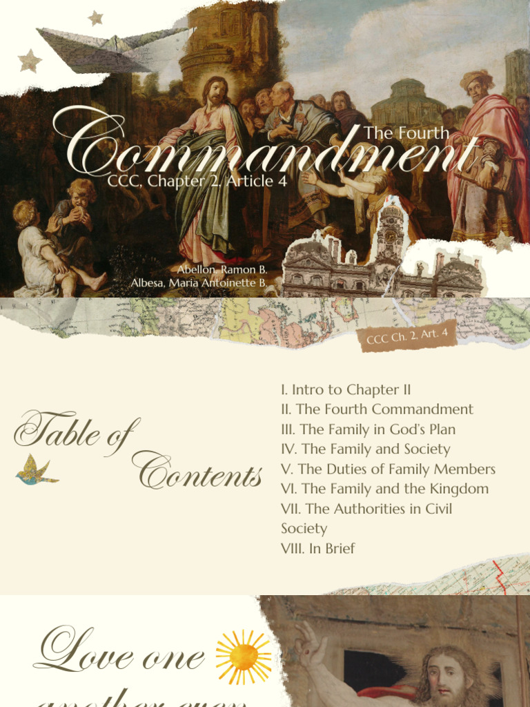 4th Commandment, Pt. I | PDF | Ten Commandments | Family