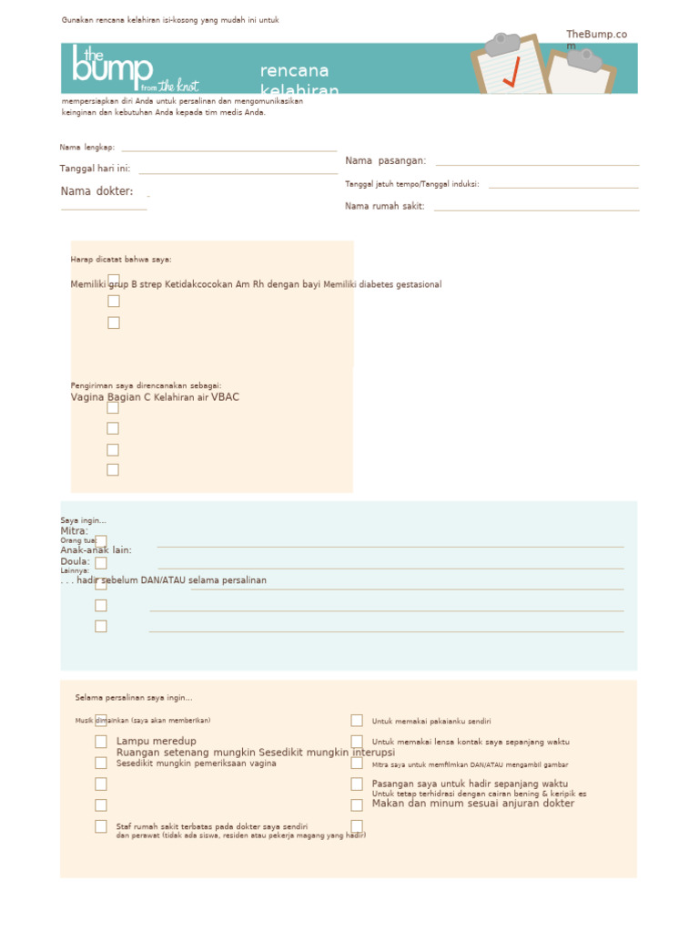 Birth - Plan (1) .En - Id | PDF