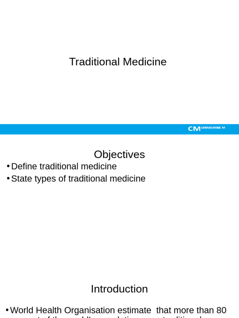 Understanding Traditional Medicine in Zimbabwe | PDF | Traditional ...