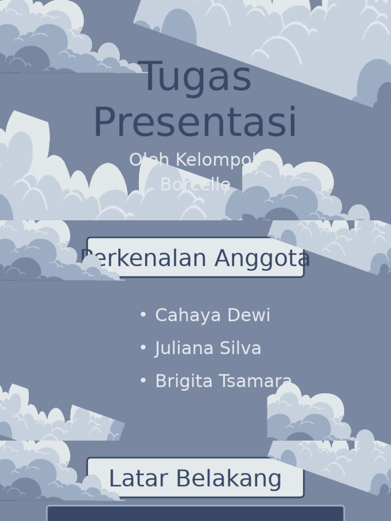 Biru Hitam Sederhana Tugas Presentasi | PDF