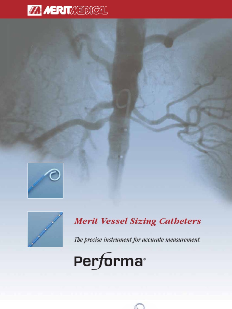 Merit Vessel Sizing Catheters Guide | PDF | Medical Equipment ...