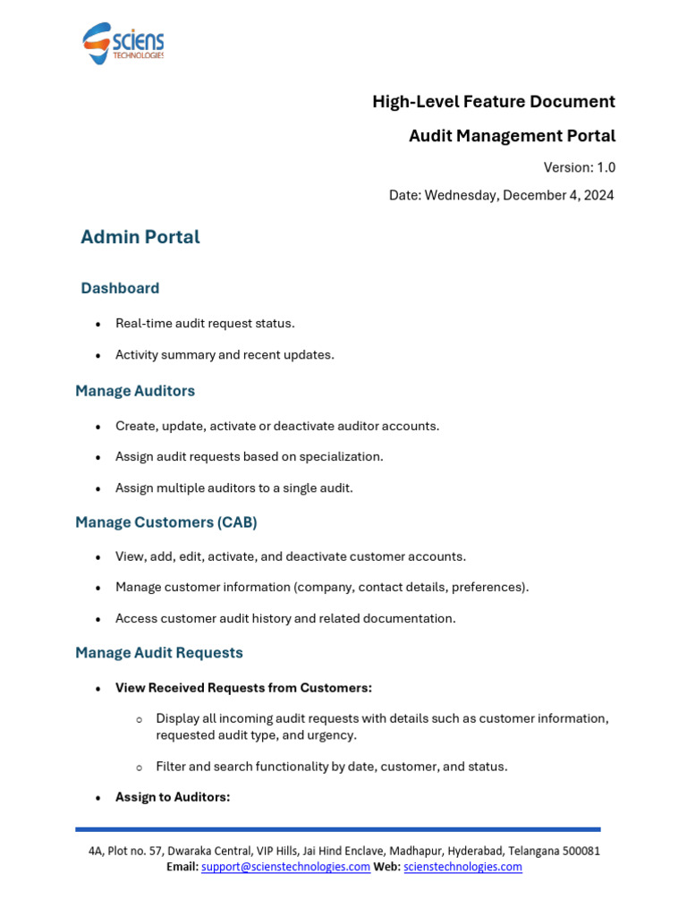 Audit_Management (1) | PDF | Audit | Computing