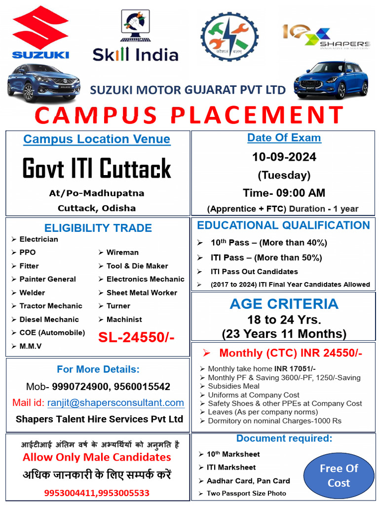Govt ITI Cuttack | PDF