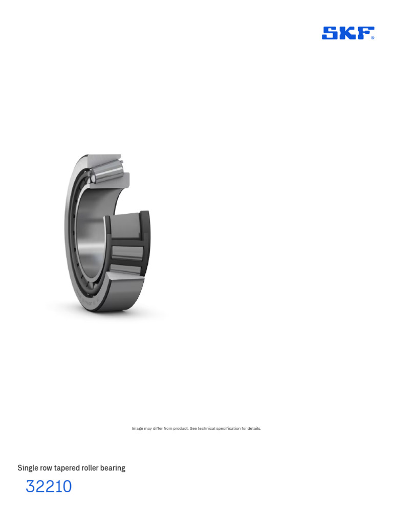 Tapered Roller Bearings - SKF | PDF | Bearing (Mechanical) | License