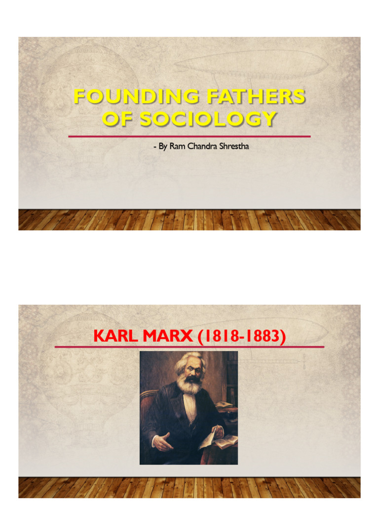 2.c. Founding Fathers - Marx | PDF | Karl Marx | Socialism
