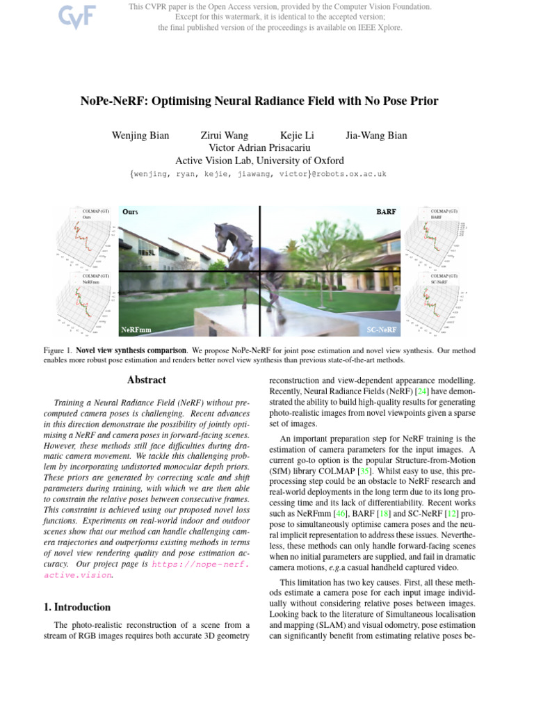 Bian_NoPe-NeRF_Optimising_Neural_Radiance_Field_With_No_Pose_Prior_CVPR_2023_paper | PDF | Image ...