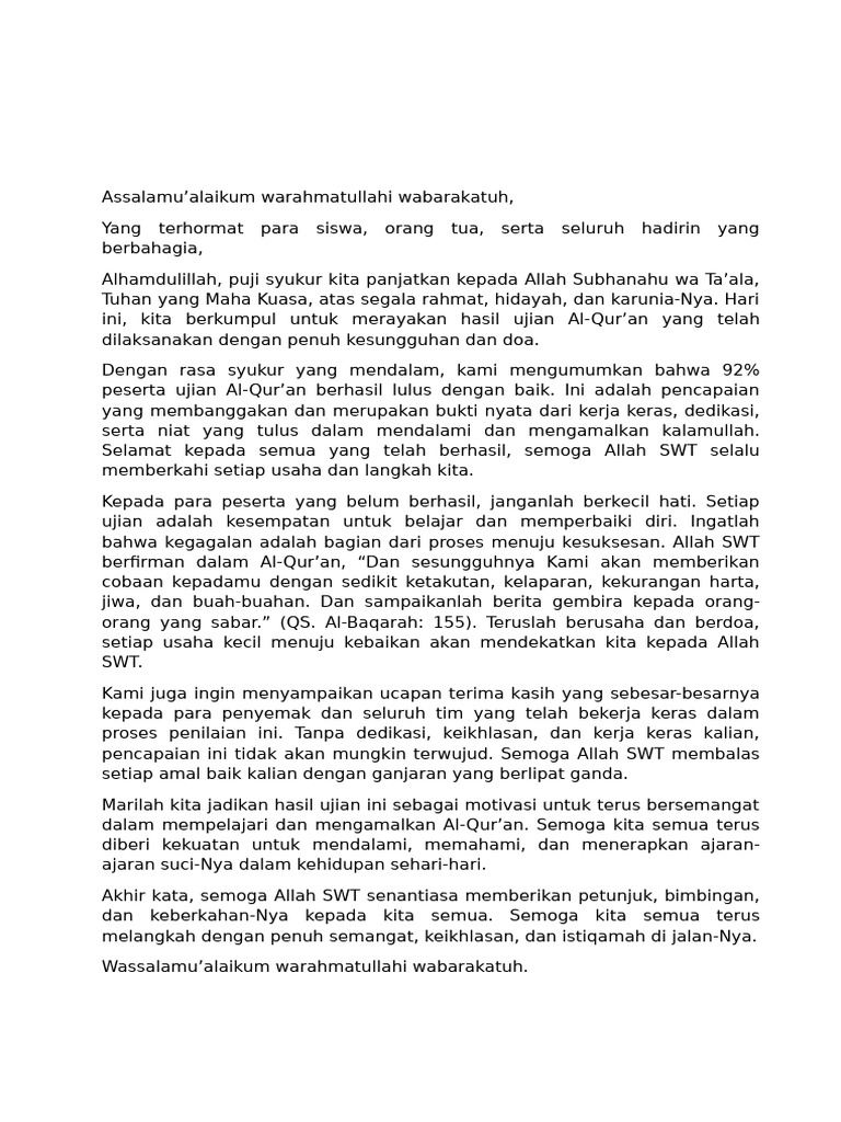 Sambutan | PDF