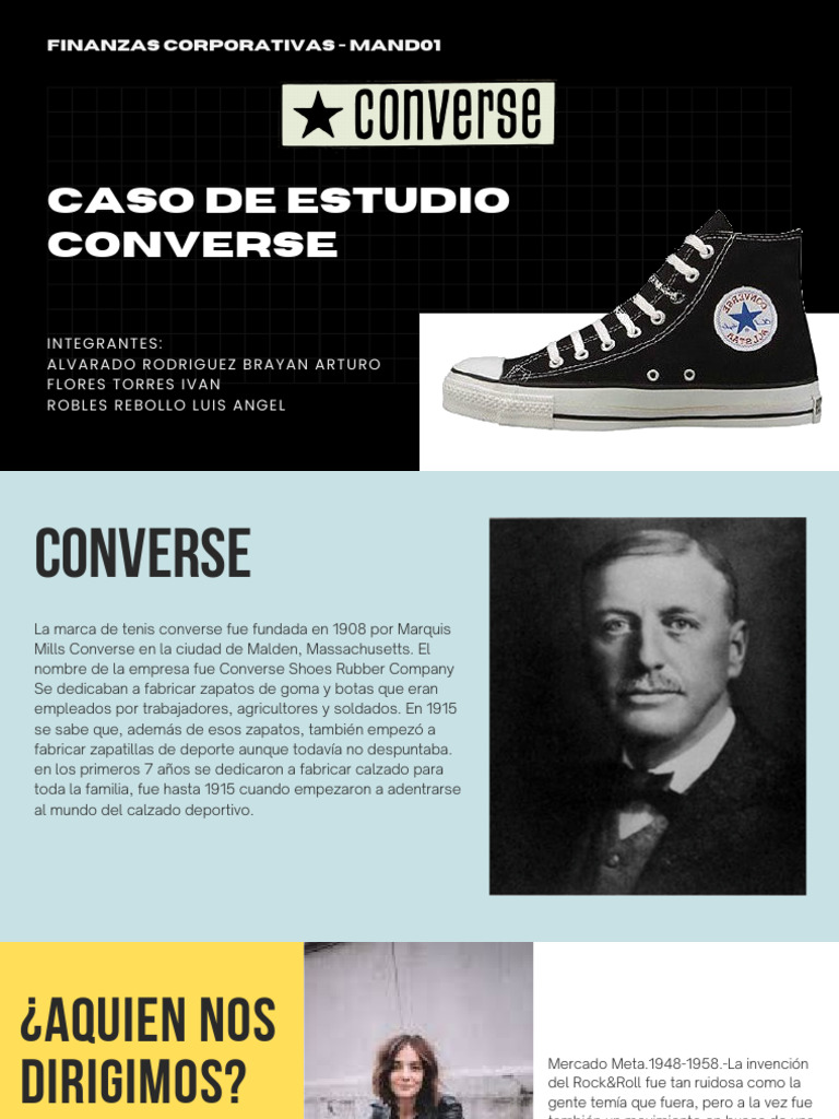 Historia y Evolución de Converse | PDF | Zapatillas | Marca