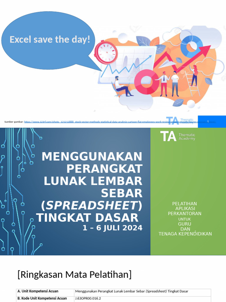 MODUL 2 - Perangkat Lunak Lembar Sebar (Spreadsheet) | PDF
