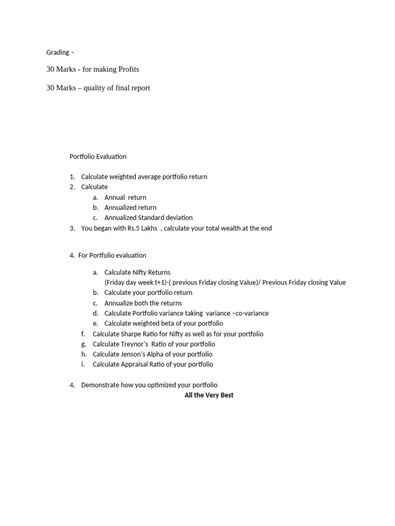 Final Report Format Assignment | PDF