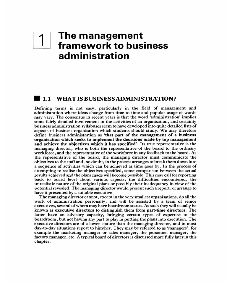 Organisation and Administration For Business (RLE ... - (Part One The ...