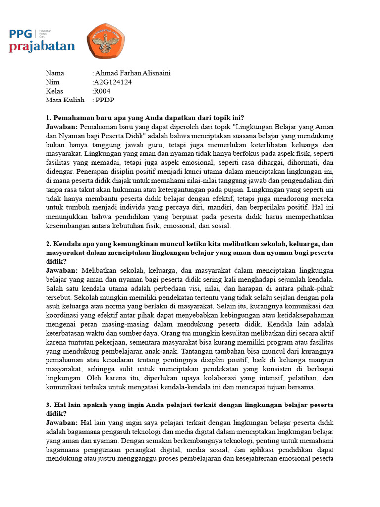 T4.7 Aksi Nyata PPDP | PDF