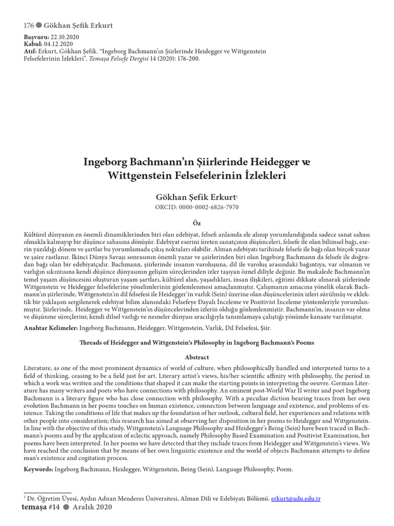 Ingeborg_Bachmann_in_Siirlerinde_Heidegg | PDF