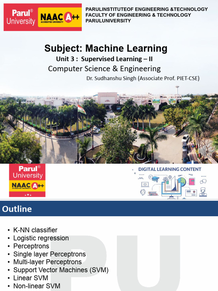 ML CH 3 | PDF | Support Vector Machine | Logistic Regression