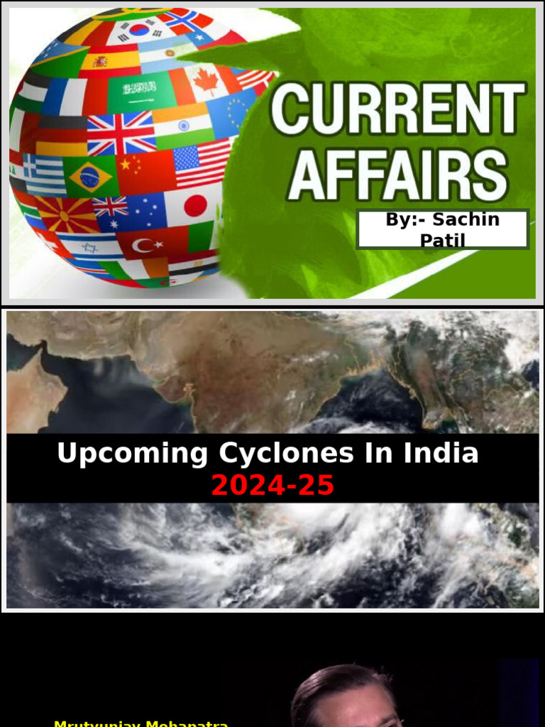 15. Upcoming Cyclones in India 2024-25 | PDF