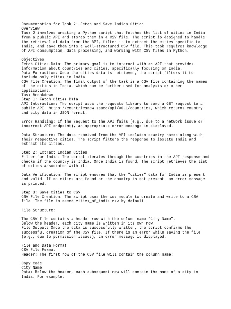 Task_2_Report | PDF | Comma Separated Values | File Format