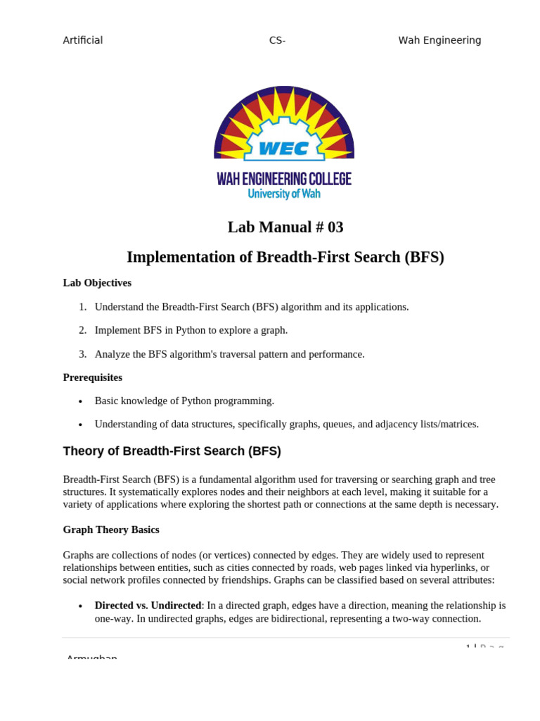 Lab 03 | PDF | Algorithms | Applied Mathematics