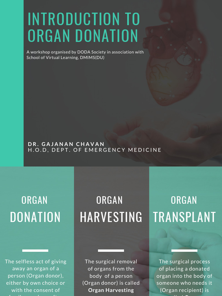 Organ DXTX Workshop - Compressed | PDF | Organ Transplantation | Organ ...