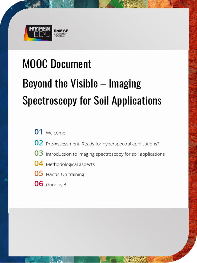SOIL MOOC HYPERedu Document Final | PDF | Infrared | Soil