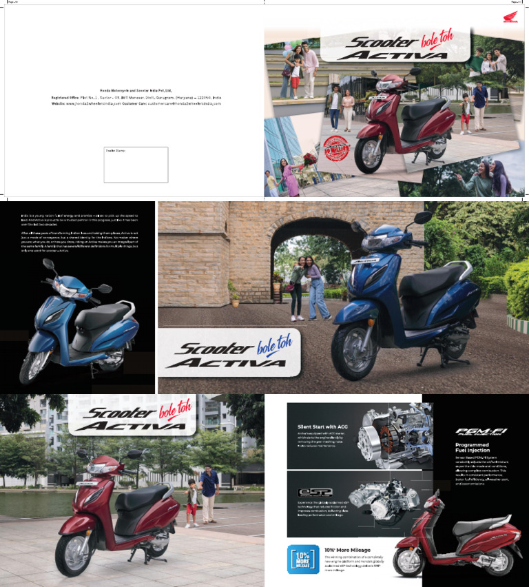 Scooter Bole Toh Activa Brochure | PDF
