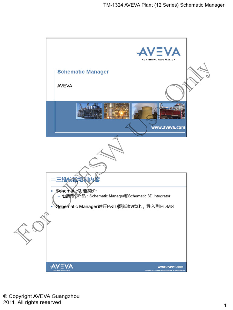 TM-1324 AVEVA Plant (12 Series) Schematic Manager (GZ-1) | PDF ...
