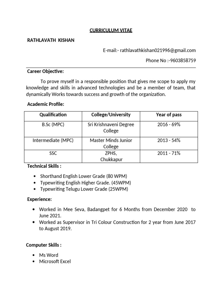 Kishan Resume 2 | PDF