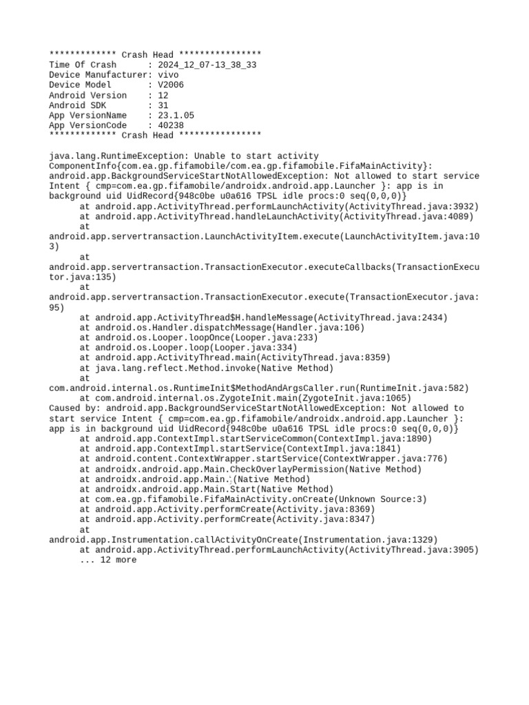 Mod Menu Crash 2024 12 07 13 38 33 Pdf Java Programming Language Android Operating System