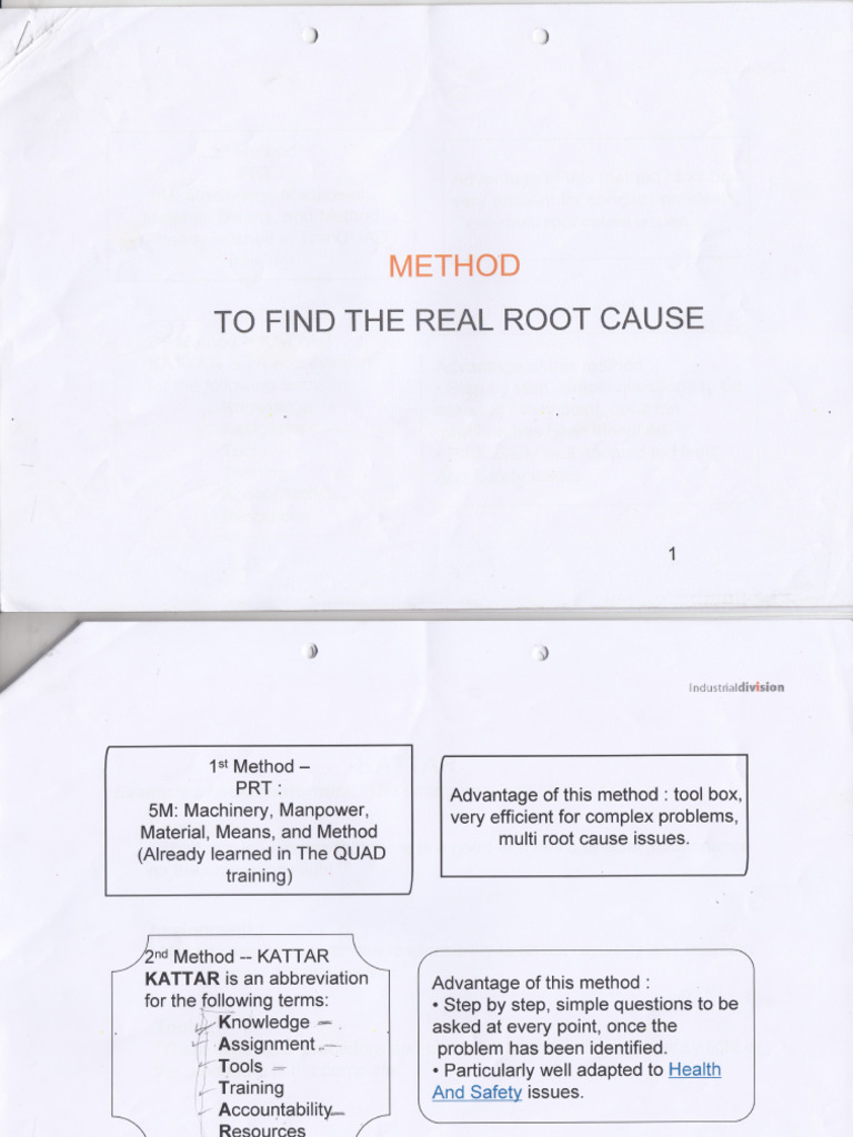 Root Cause Analysis_Method | PDF