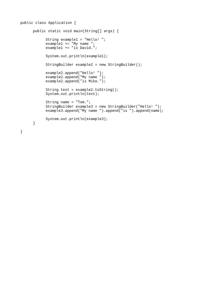 String Builder | PDF