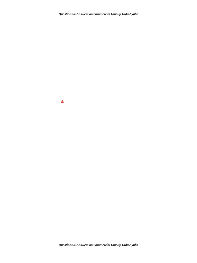 Commercial Law | PDF | Lien | Legal Remedy