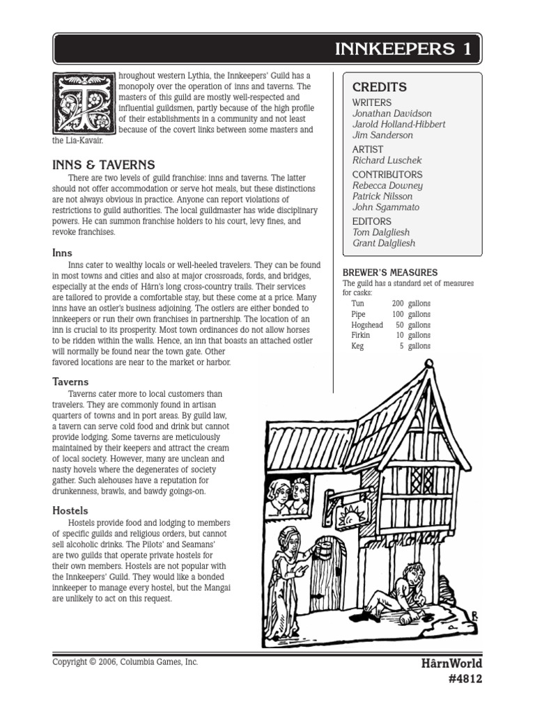 4812-Innkeeper | PDF | Beer | Ale