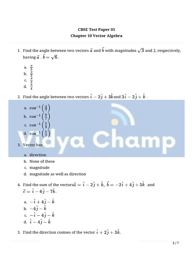 10-1 | PDF | Euclidean Vector | Classical Geometry